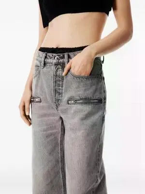 Alexander Wang Silk Brief Float Jeans - Grey