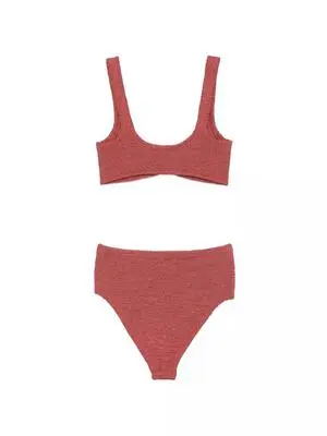 Hunza G Nadine Crinkled Bikini - Pink