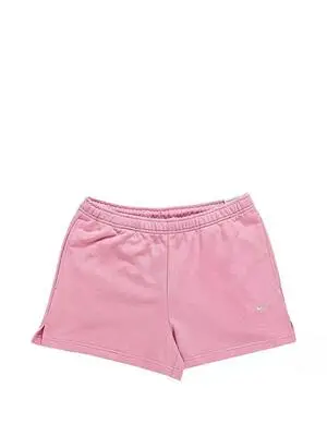 Nike Studio Fleece Lightweight French Terry Mid-rise Shorts - Pink