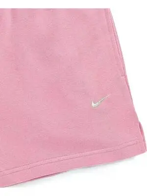 Nike Studio Fleece Lightweight French Terry Mid-rise Shorts - Pink