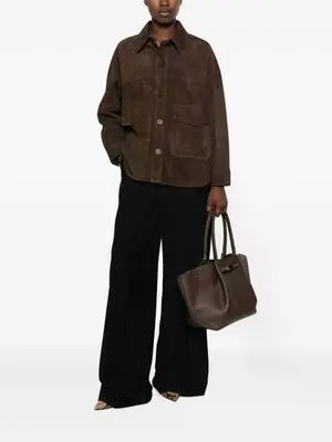 ARMA Suede Button-up Coat