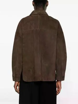 ARMA Suede Button-up Coat