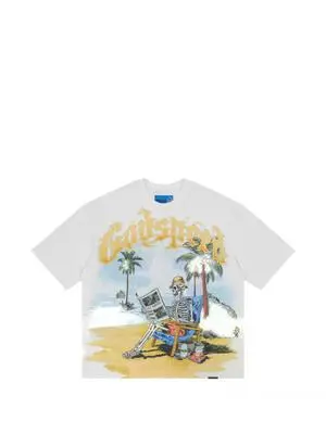 GODSPEED Skeleton Beach Ii Graphic-print T-shirt - White