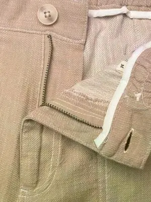 ANERKJENDT Cotton Slub Drawstring Patch-pocket Shorts