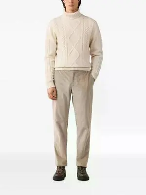 HACKETT LONDON Argyle Cable-knit Knit