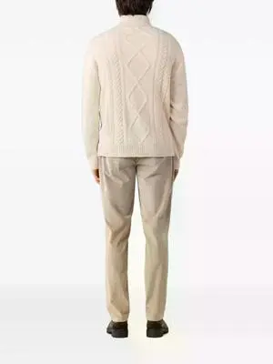 HACKETT LONDON Argyle Cable-knit Knit