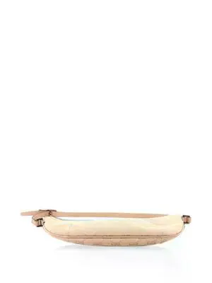 Gucci Monogram Canvas Small Hobo Shoulder Bag - Neutrals