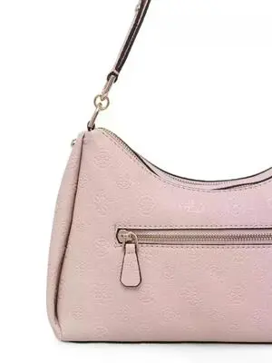 Guess Monogram Debossed Logo Plaque Tote Bag