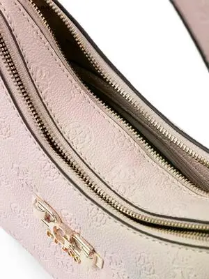 Guess Monogram Debossed Logo Plaque Tote Bag