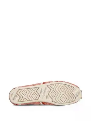 Toms Alpargata Crochet-knit Striped Espadrilles