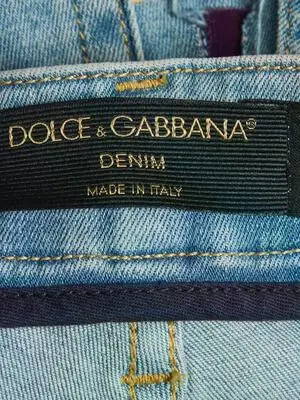 Dolce & Gabbana Ribbon Audrey Velvet Jeans