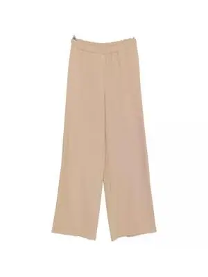 Imperial Wide-leg Palazzo Pants - Neutrals