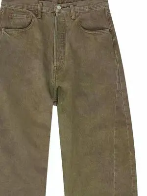 SSSTEIN Barrel-leg Seam-detail Jeans