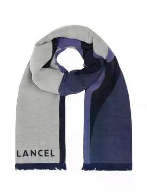 LANCEL Geometric Jacquard Scarf