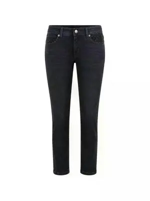 CAMBIO Piper Crystal-embellished Jeans - Blue