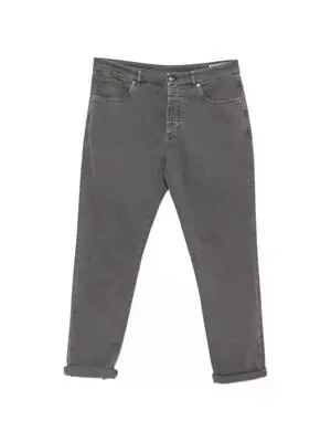 Brunello Cucinelli Straight-leg Five-pocket Jeans - Grey