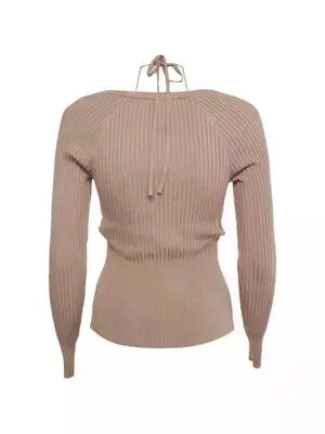 Simkhai Rib-knit Halter-neck Sweater
