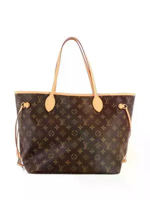 LOUIS VUITTON Monogram Canvas Tote Bag - Brown