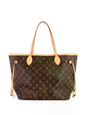 LOUIS VUITTON Monogram Canvas Tote Bag - Brown