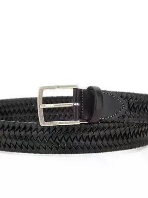 ATHISON Woven Leather Belt