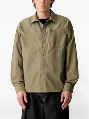 Rains Light Logo-embroidered Shirt