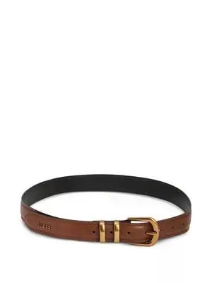 Guess Embossed Belt - Brown
