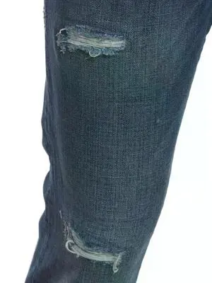 Dolce & Gabbana Distressed Slim-fit Jeans