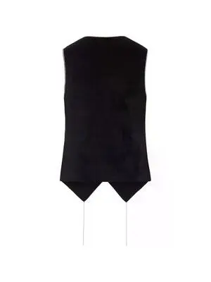 Giorgio Armani Chain-trim Double-breasted Waistcoat