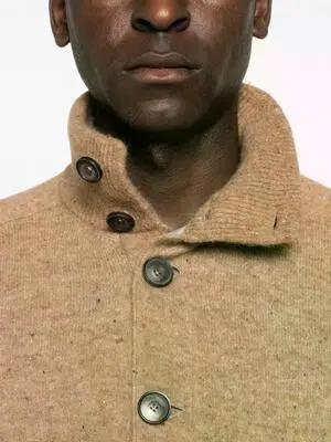 Herno Button-fastening High-neck Cardigan