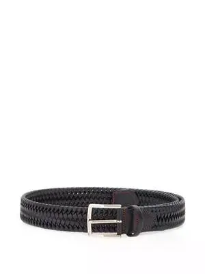 ATHISON Woven Buckle Belt - Blue