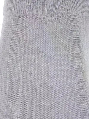 Emporio Armani Fine-knit Flared Midi Skirt