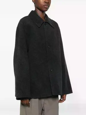 Sofie D'hoore Cousin Melange-effect Single-breasted Coat