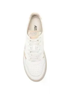 AUTRY Medalist Pony-hair Leather Sneakers