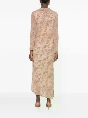 Imperial Floral-print Ruched Maxi Dress