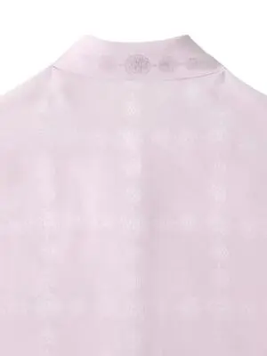 Versace Jacquard Silk Crêpe Satin Shirt