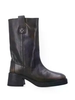 MIISTA Inaya Calf Leather Ankle Boots - Brown