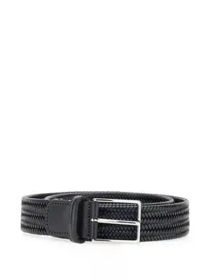 ATHISON Woven Buckle Belt - Blue