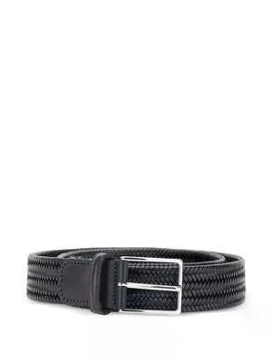 ATHISON Woven Buckle Belt - Blue