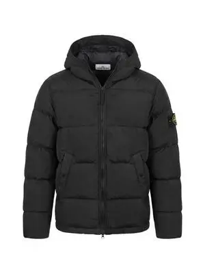 Stone Island Nylon Metal In Econyl Jacket - Black