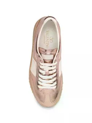 Valentino Garavani Metallic Leather Sneakers
