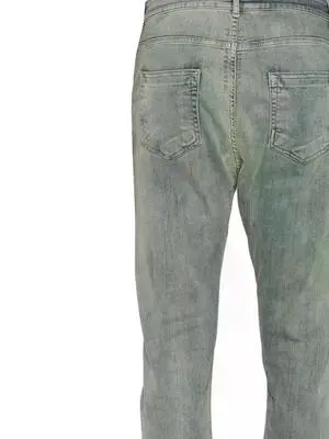 Rick Owens Detroit Faded-effect Five-pocket Jeans