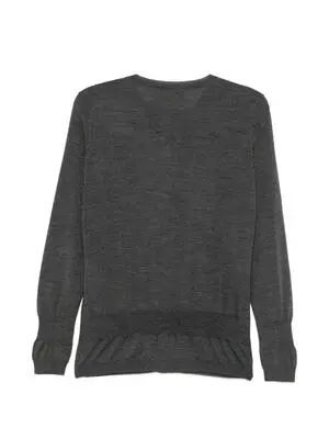 Plan C Ruffled-trim Cardigan