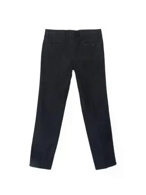 Aspesi Slim Banana Pleated Straight-leg Trousers - Blue