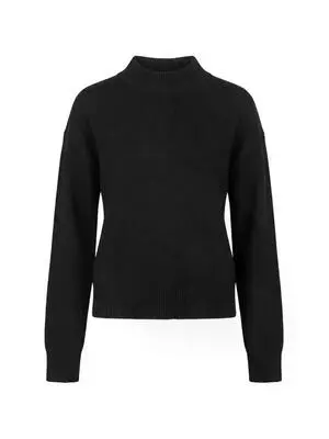 Pinko High-neck Logo-patch Sweater