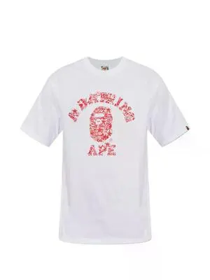A BATHING APE Logo-print T-shirt - White