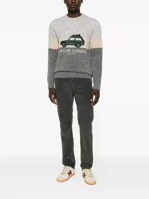 Jacob Cohen Corduroy Effect Trousers - Grey