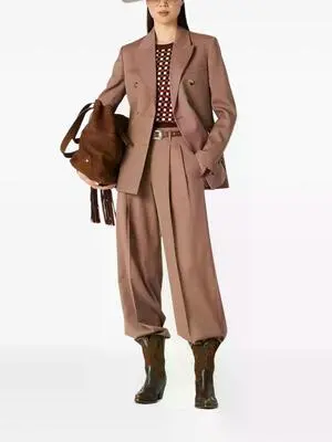 GOLDEN GOOSE Journey Double-breasted Blazer - Brown