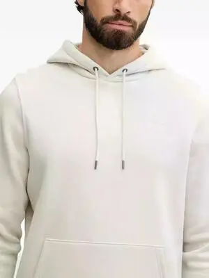Under Armour Icon Logo-embroidered Pouch-pocket Hoodie - White