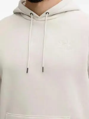 Under Armour Icon Logo-embroidered Pouch-pocket Hoodie - White