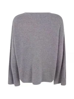Emporio Armani Fine-knit Drop-shoulder Sweater
